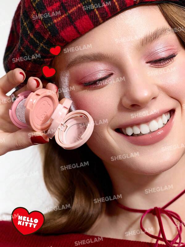 ست سایه Darling Dear Shadow Stack کالکشن Hello Kitty رنگ Sugar Cookie شیگلم SHEGLAM - دانلا