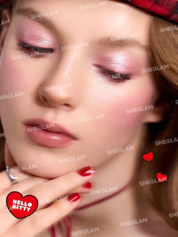 ست سایه Darling Dear Shadow Stack کالکشن Hello Kitty رنگ Sugar Cookie شیگلم SHEGLAM - دانلا